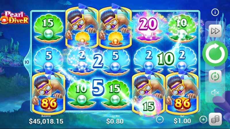 Play Pearl Diver Pokie - Only at POKIES 365